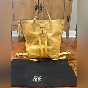 Frye | Bags | Frye Melissa Convertible Distressed Cognac Leather Style ...